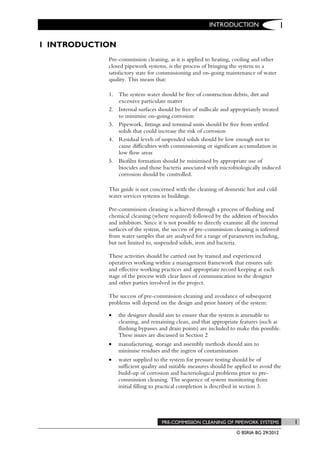 BSRIA Guide BG 29 2012 Pre Commission Cleaning of Pipework Systems 5th ...