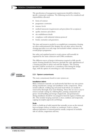 BSRIA Guide BG 29 2012 Pre Commission Cleaning of Pipework Systems 5th ...