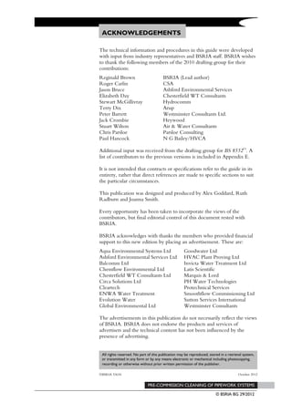 BSRIA Guide BG 29 2012 Pre Commission Cleaning of Pipework Systems 5th ...