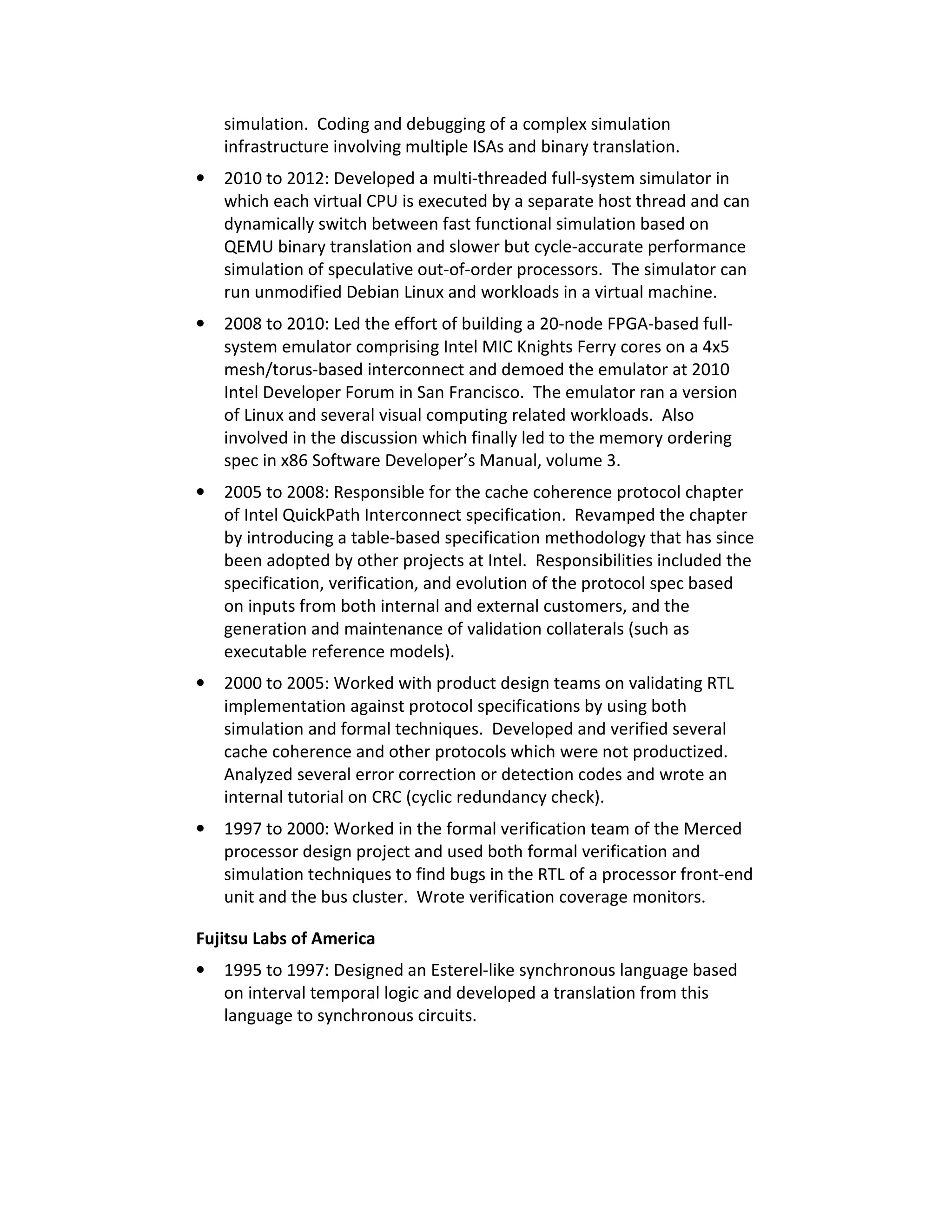 ctchou-resume | PDF | Computer Software and Applications | Computing