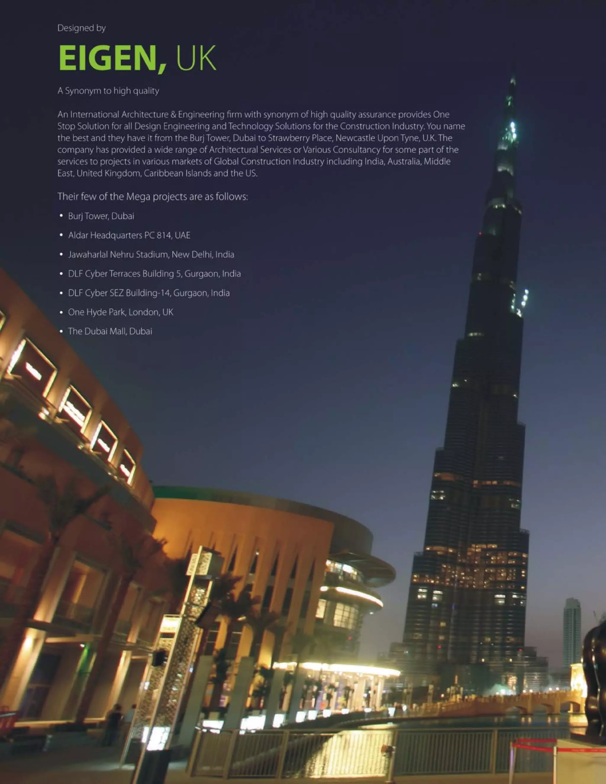 Magnifique Tower Brochure | Residential Projects in greater Noida | Earth Infrastructure Ltd | PDF