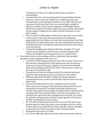 Community event summary | PDF