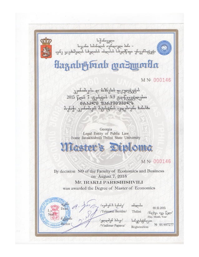 Master's diploma | PDF