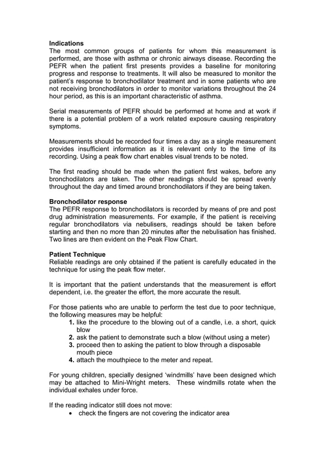 869 peak expiratory flow rate measurements final (2) | DOC