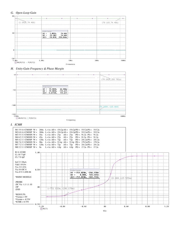 Design of a Two-Stage Single Ended CMOS Op-Amp | PDF