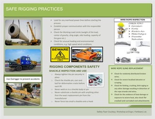 Safe Rigging Practices | PDF
