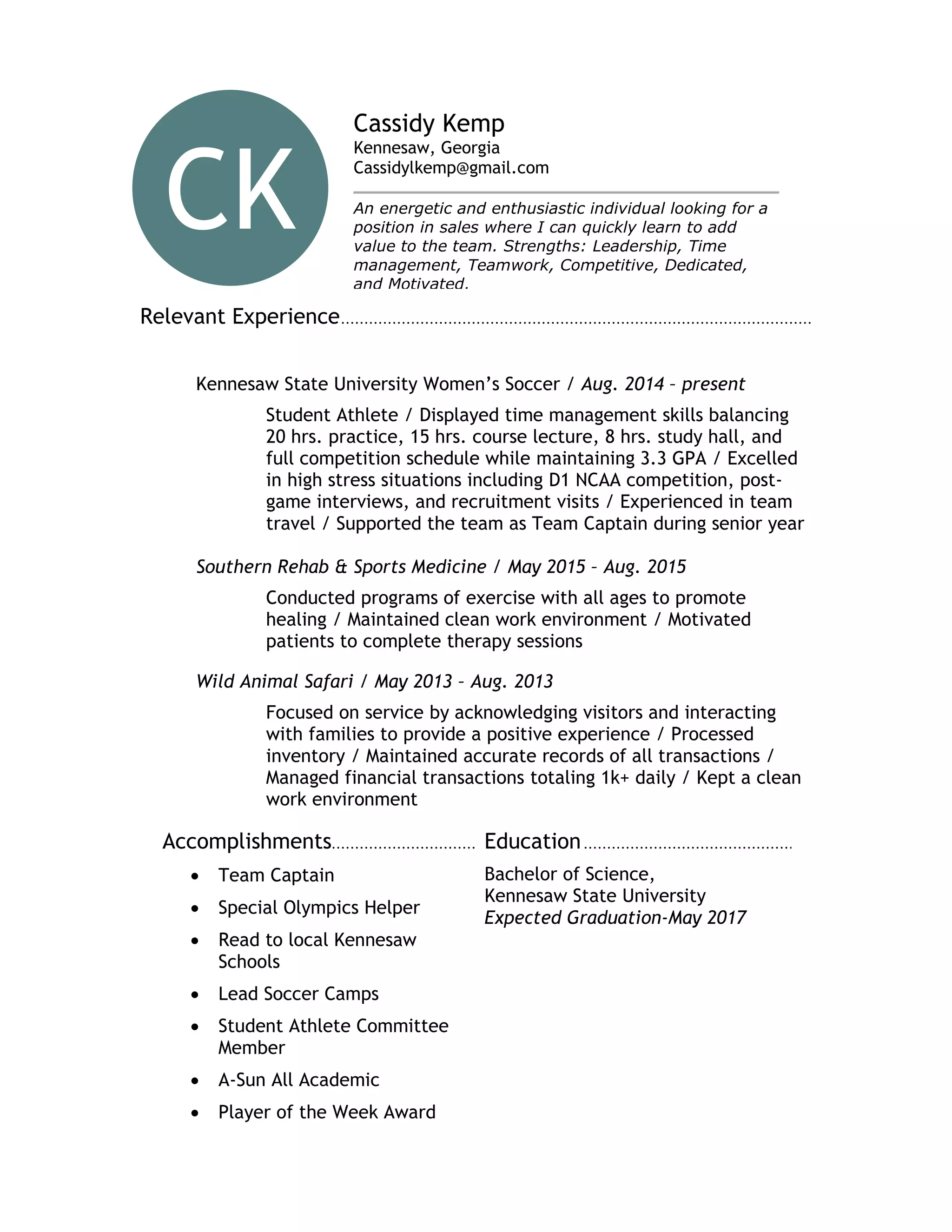 Resume Final PDF | PDF