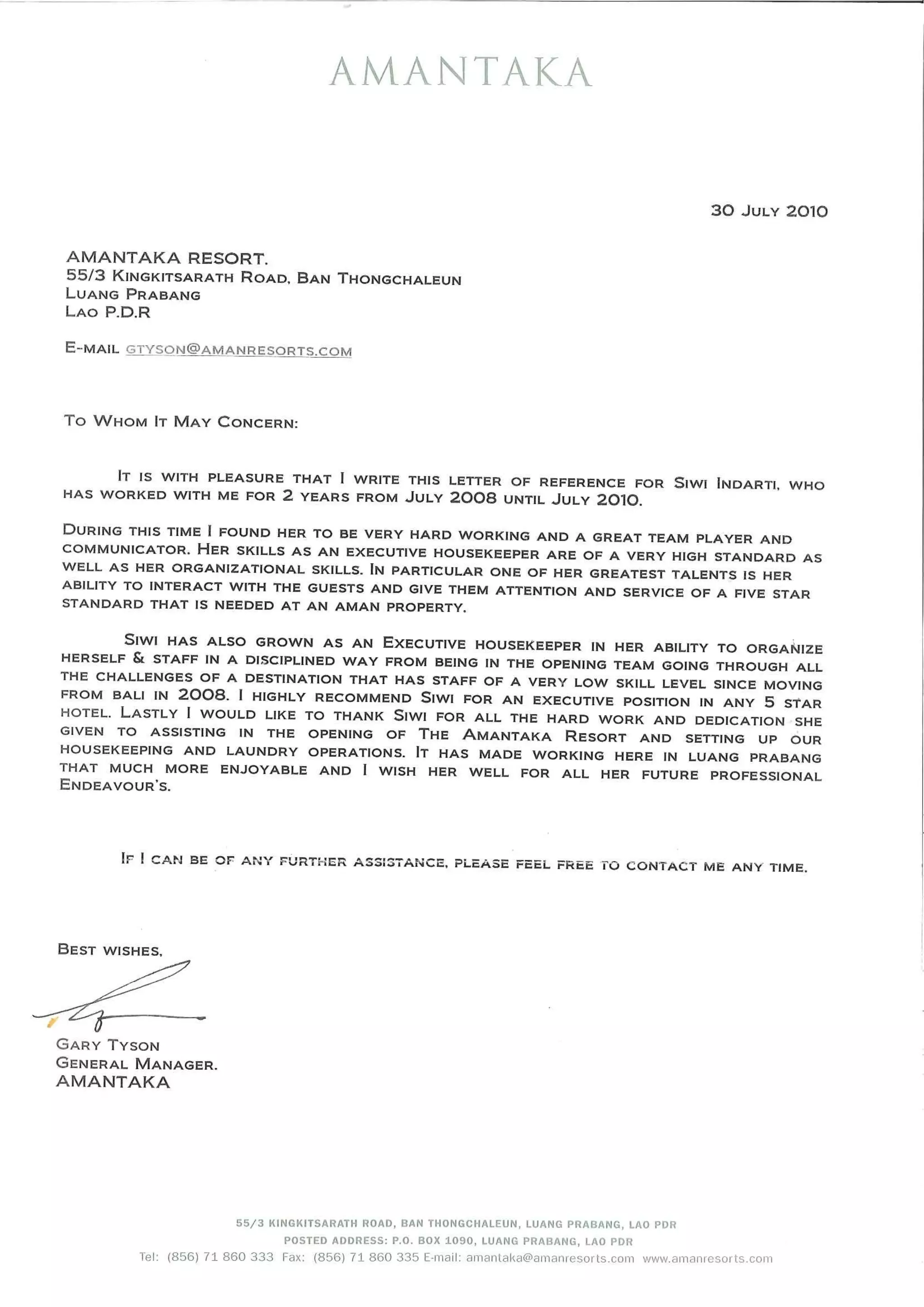 Refference Letter | PDF