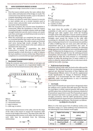 Analysis of Construction Criteria on Suspension Bridge A Perspective ...