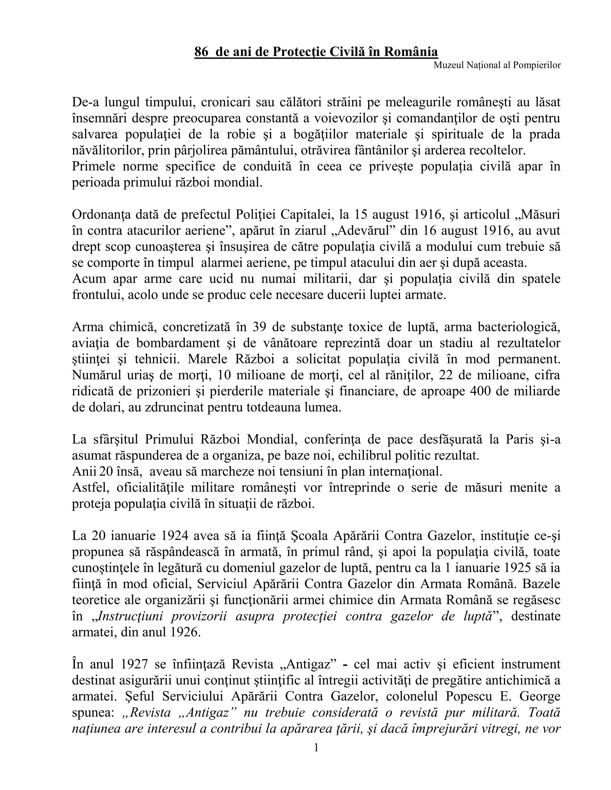 Protectia Civila Romania | PDF