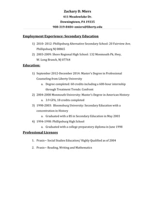 Zach_Miers resume (1) copy | DOC