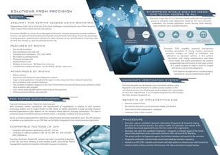 Biometric - Solutions for Enterprises & Commercial banking | PDF