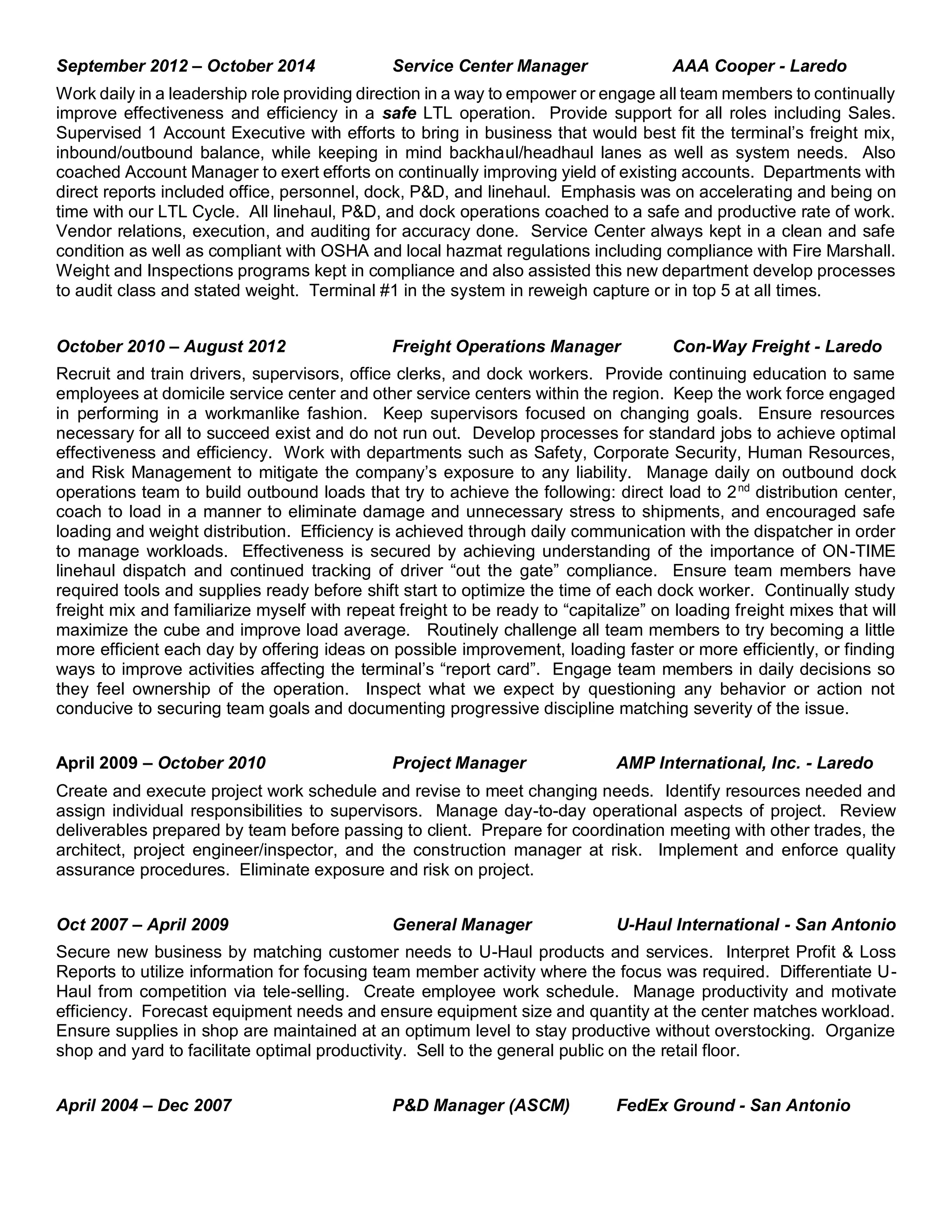 Roger Cabello Resume August 2015 | PDF
