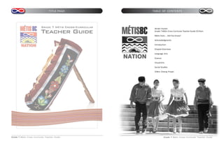MNBC_Grade_7_Metis_Cross-Curricular_Teacher_Guide | PDF | Secondary ...