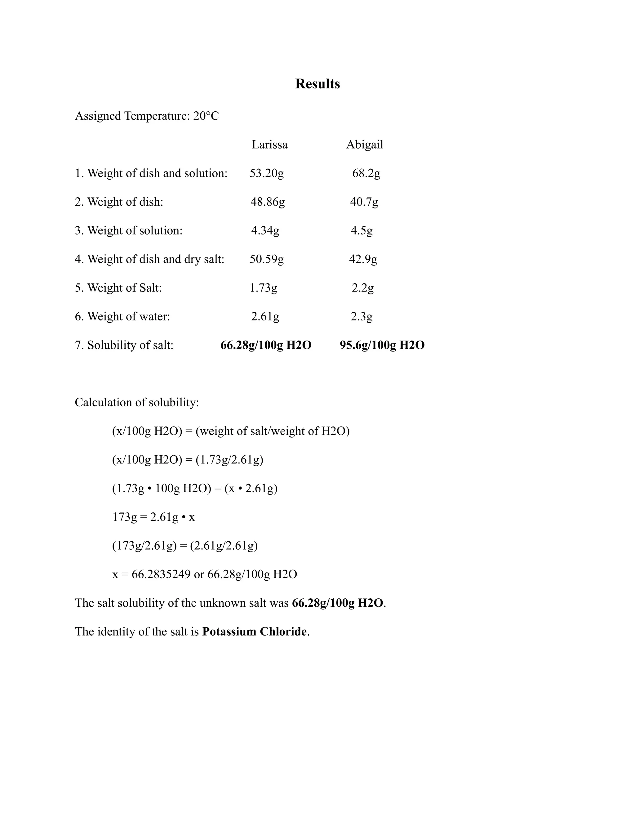 Chem Lab Report (1) | RTF