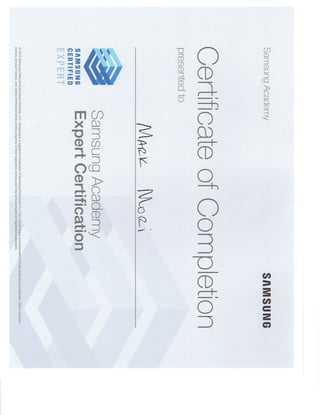 samsung expert certification 2014 | PDF