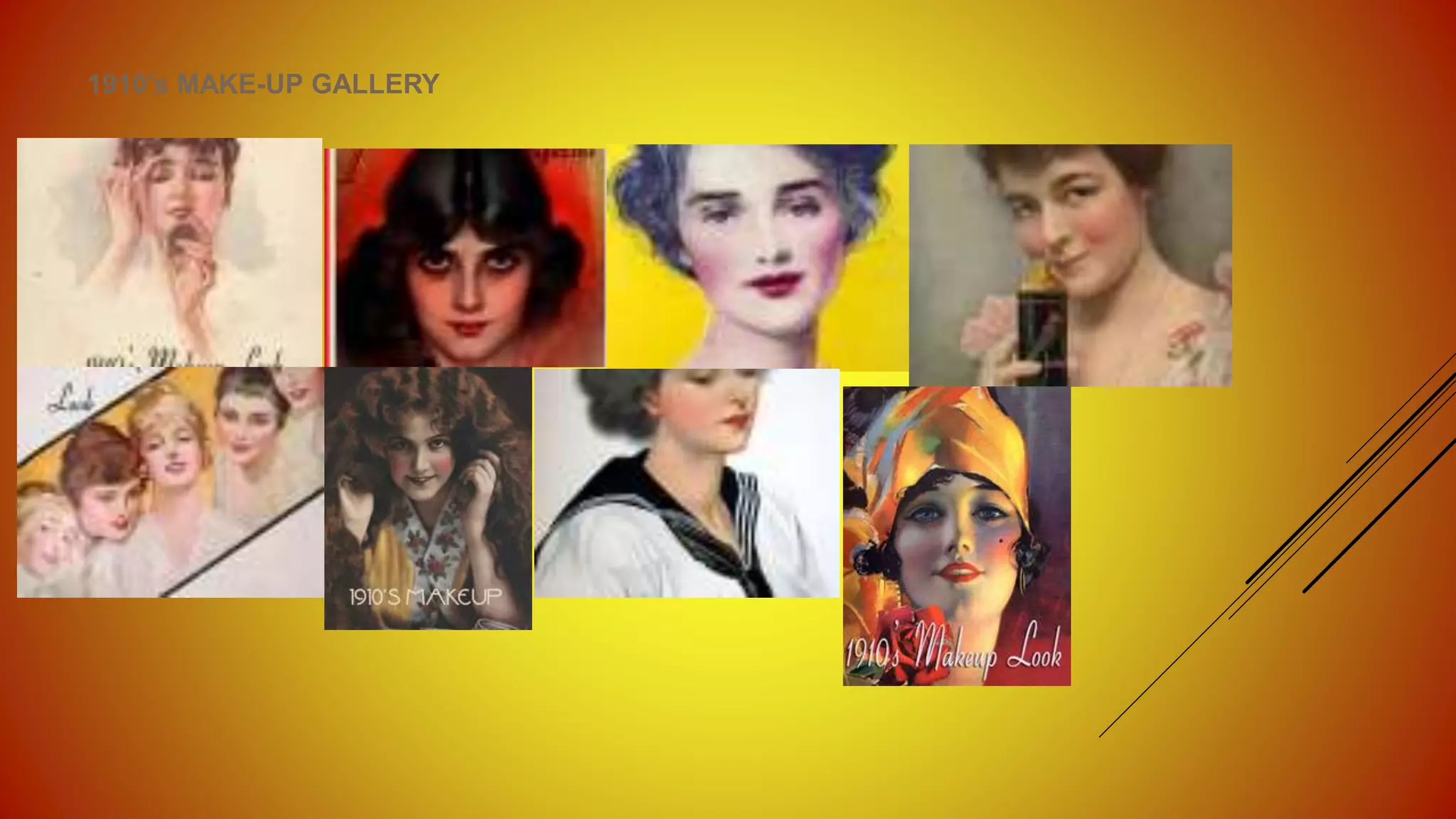 history of makeup and hairstyles of different eras | PPTX