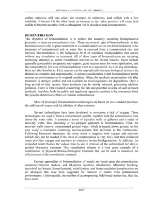 remediation and bioremediation of U | PDF | Gardening | Home & Garden