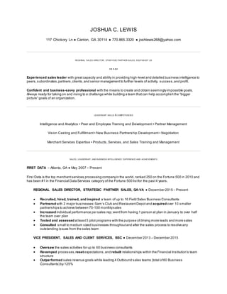 JLewis Resume3 | DOCX