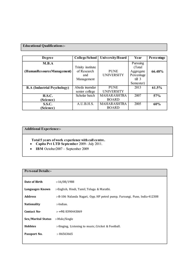 bala updated resume | DOCX | Human Resources | Business