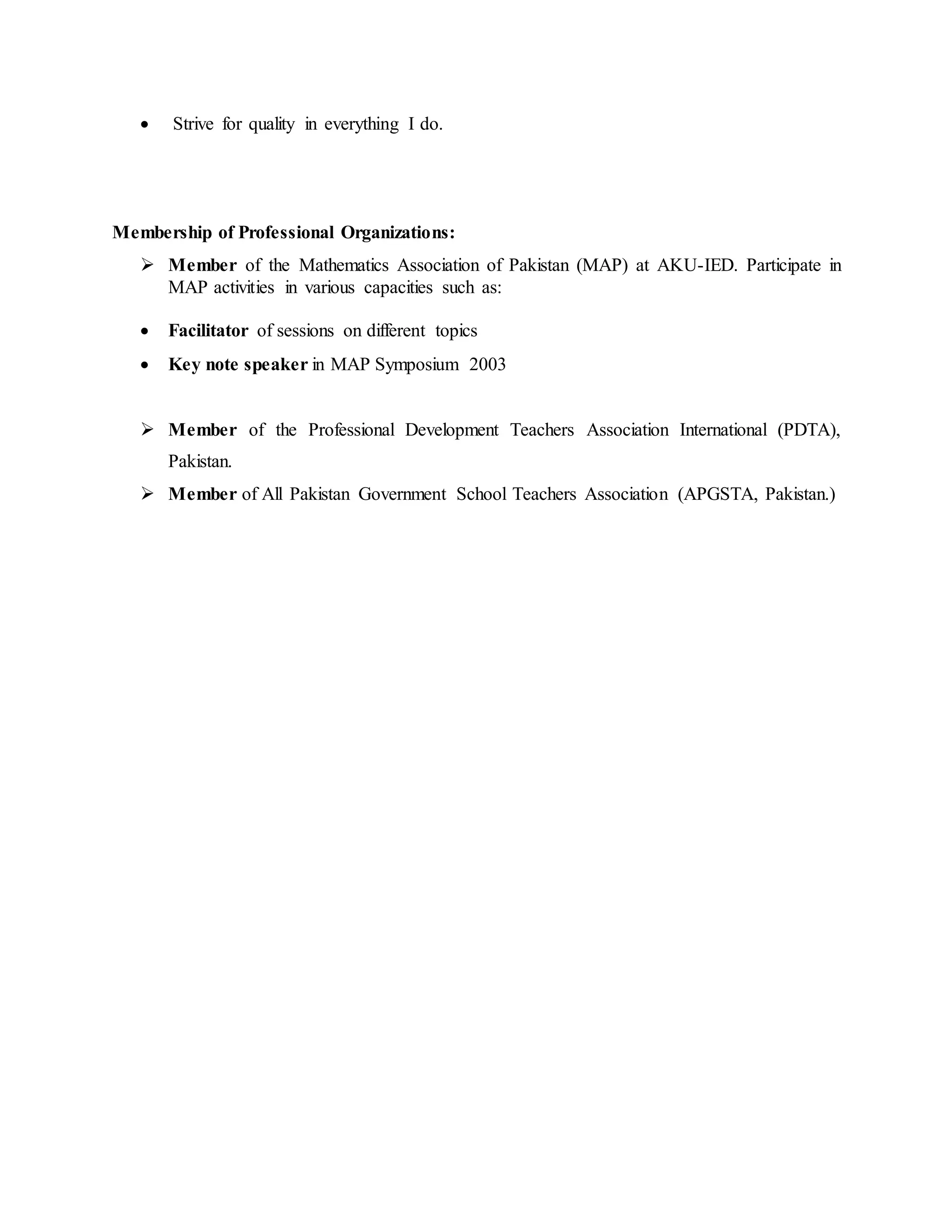 Prof. Muhammad Zahid's CV 2 | DOCX