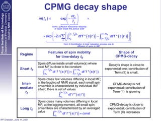 Pore Geometry from the Internal Magnetic Fields | PPTX | Chemistry | Science