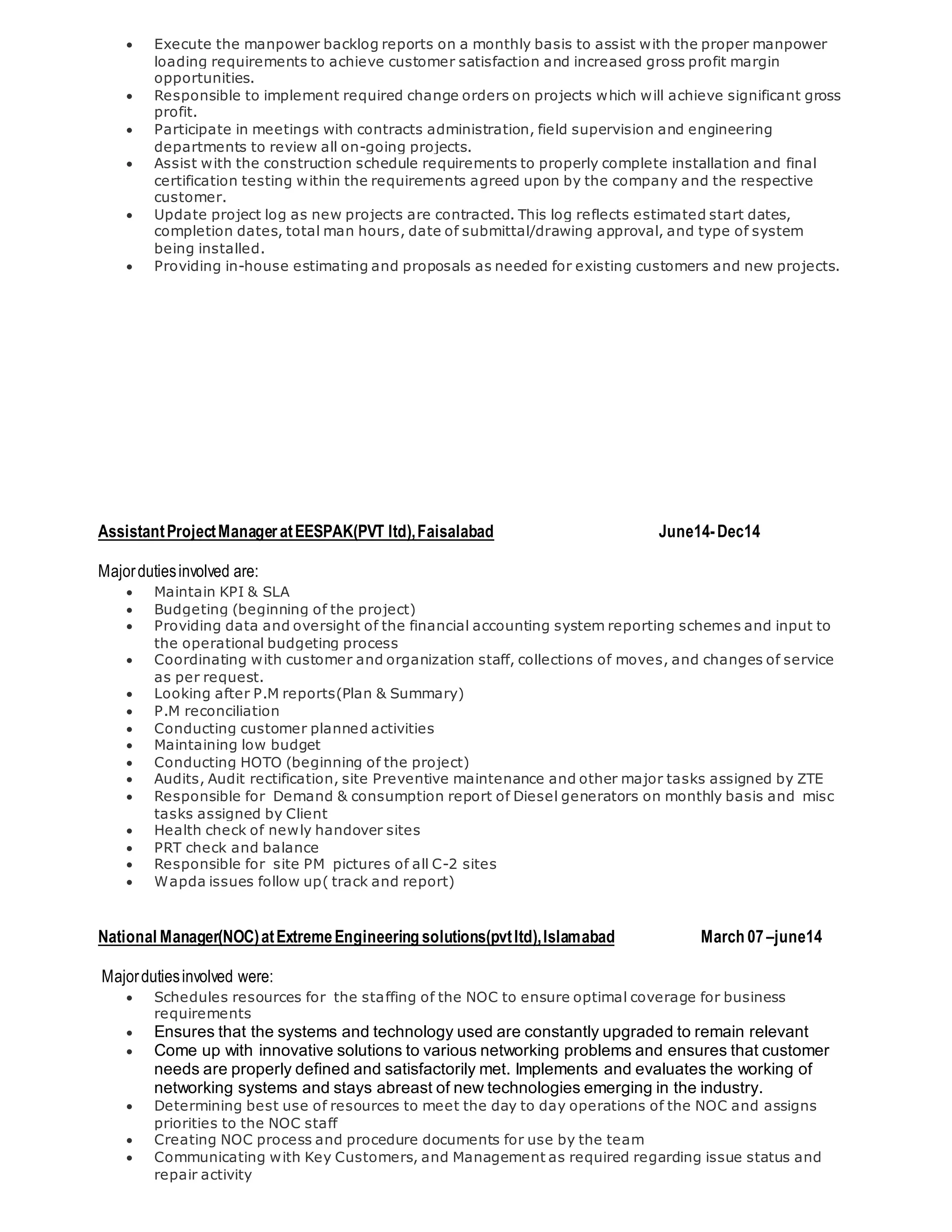 Muhammad Yasir(updatedCV) | DOCX