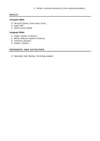 OKH resume | PDF