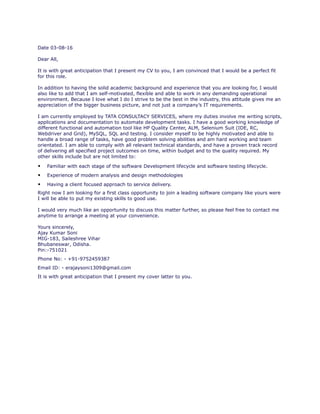Ajay Soni_CoverLetter | DOC