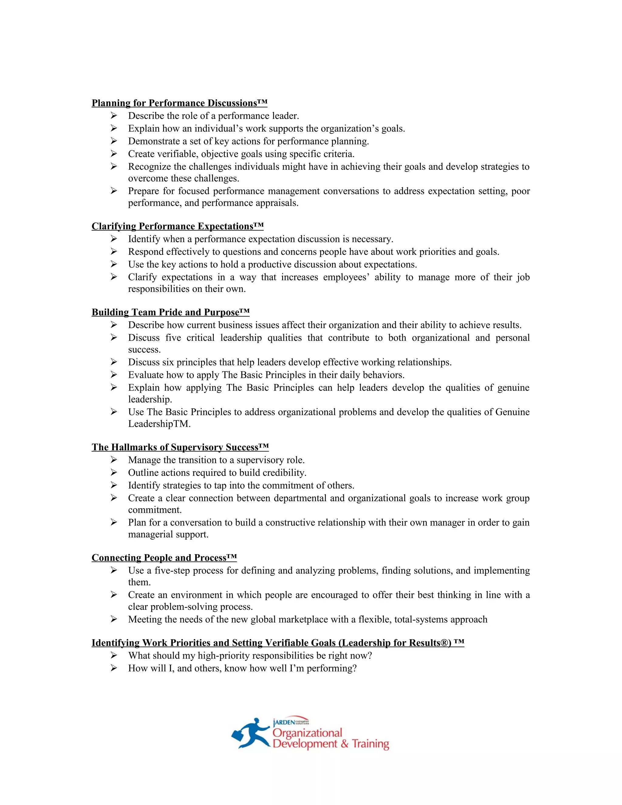 Executive Summary - Leadership Foundations | DOC