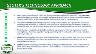 3-GeoTek ENERGY LLC - TECHNOLOGY OVERVIEW - AUGUST 2014 - Copy | PPTX