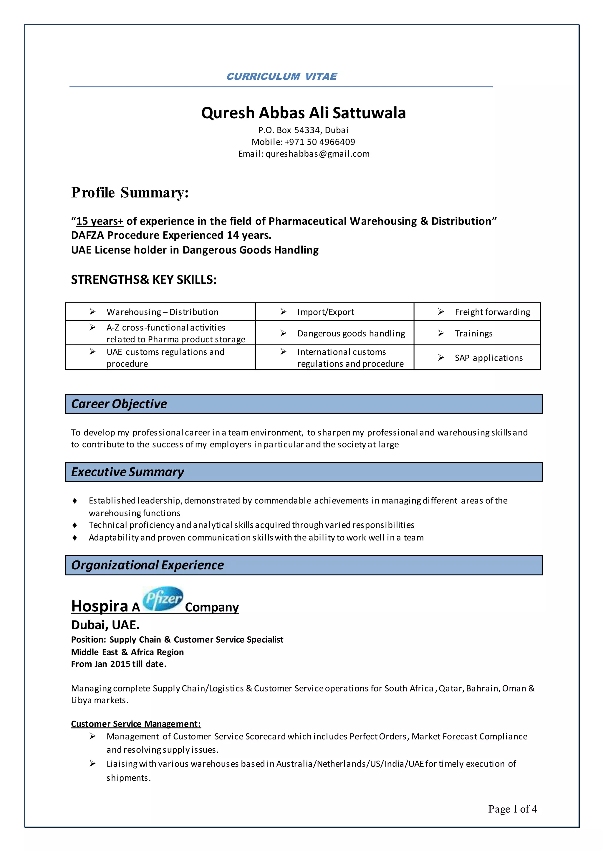 QURESH ABBAS RESUME | DOCX