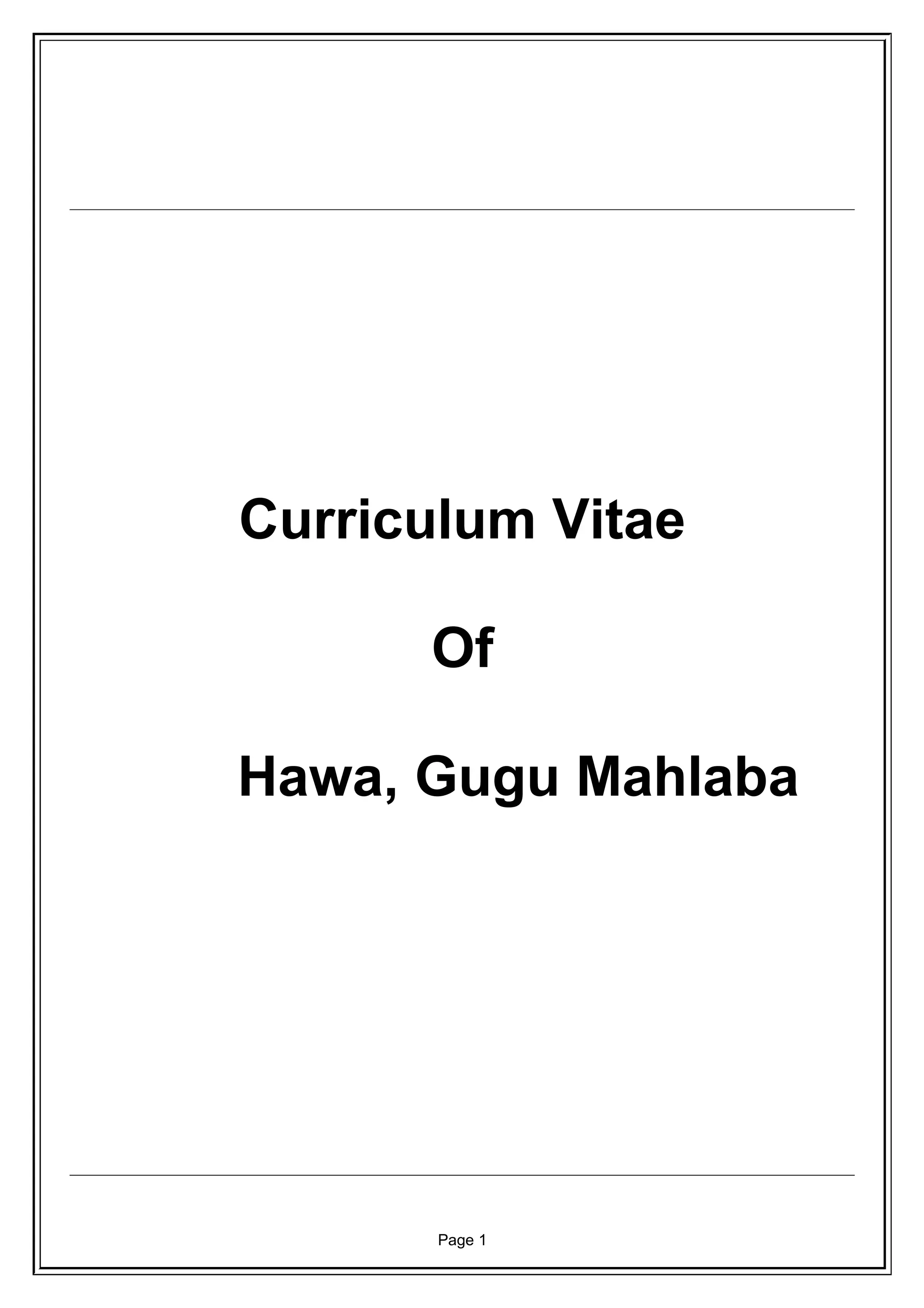 CURRICULUM VITAE | DOC | Business | Business and Finance
