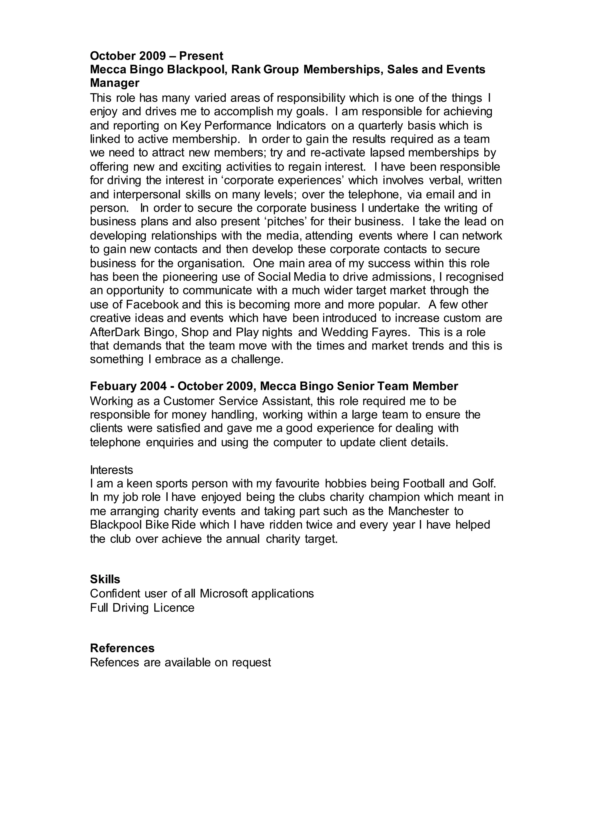 Andrew Fenton CV | DOCX