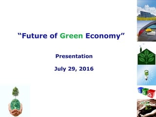 Future of Green Economy | PPT