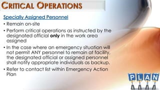 Emergency Action Plan Presentation Final | PPT