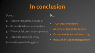 The Five Neins of Availability - Tomer Gabel | PPT