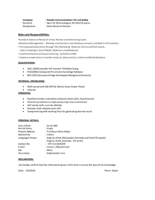 Navaneeth_Resume1[1] | PDF