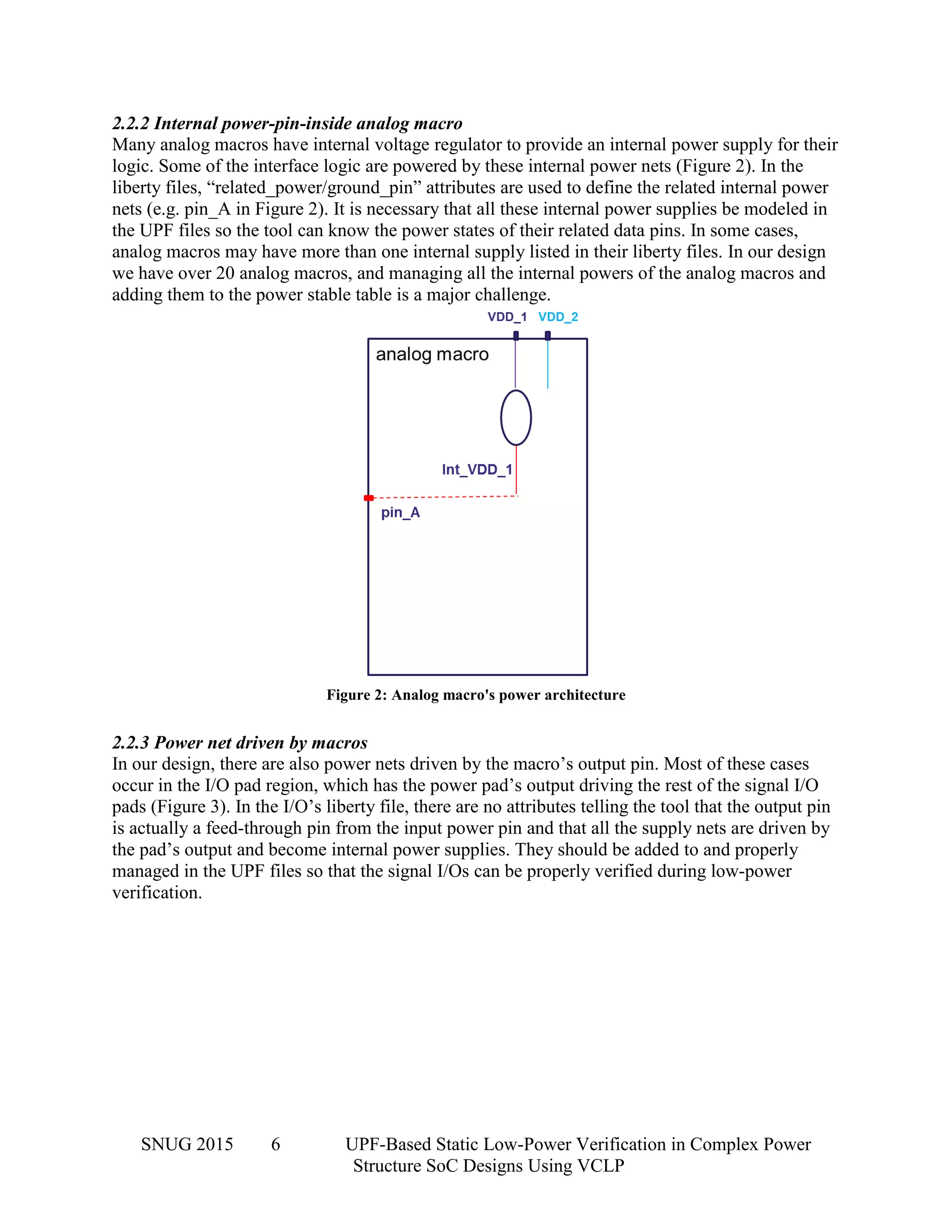 Upf Based Static Low Power Verification In Complex Power Structure Soc Design Using Vclp Pdf
