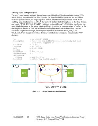 UPF-Based Static Low-Power Verification in Complex Power Structure SoC Design Using VCLP | PDF
