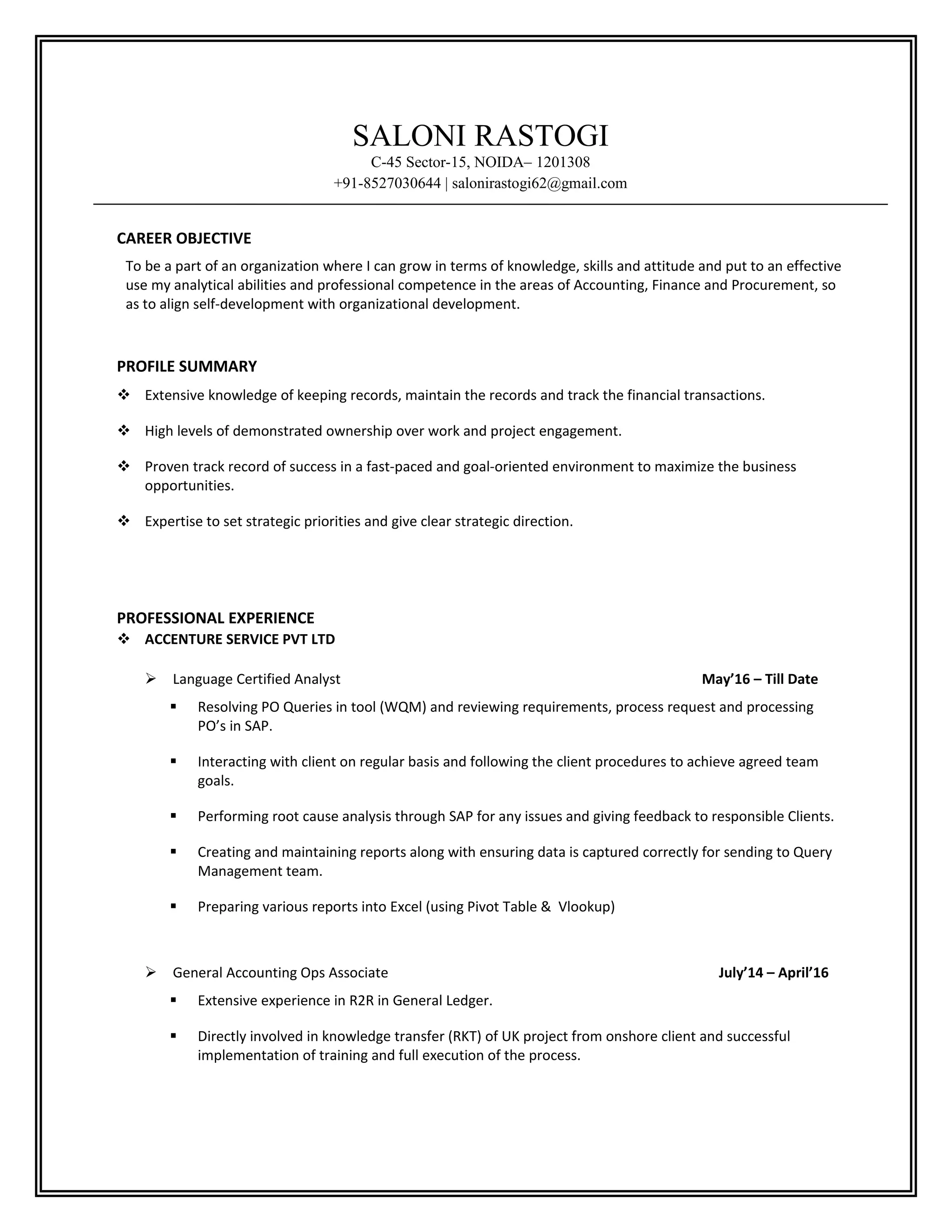 Saloni Rastogi | PDF