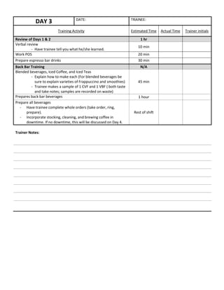 2067_CafeTrainerGuide | PDF | Food & Drink