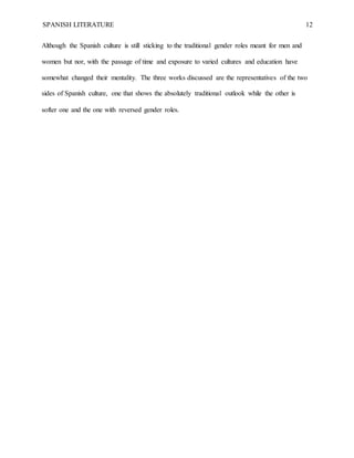 Spanish literature | DOCX