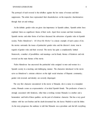 Spanish literature | DOCX