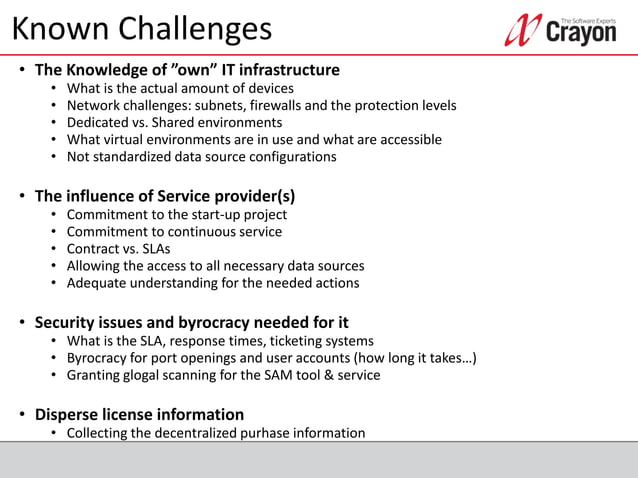 Crayon SAM development | PPT