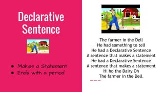 4 types of sentences | PPTX