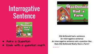 4 types of sentences | PPTX