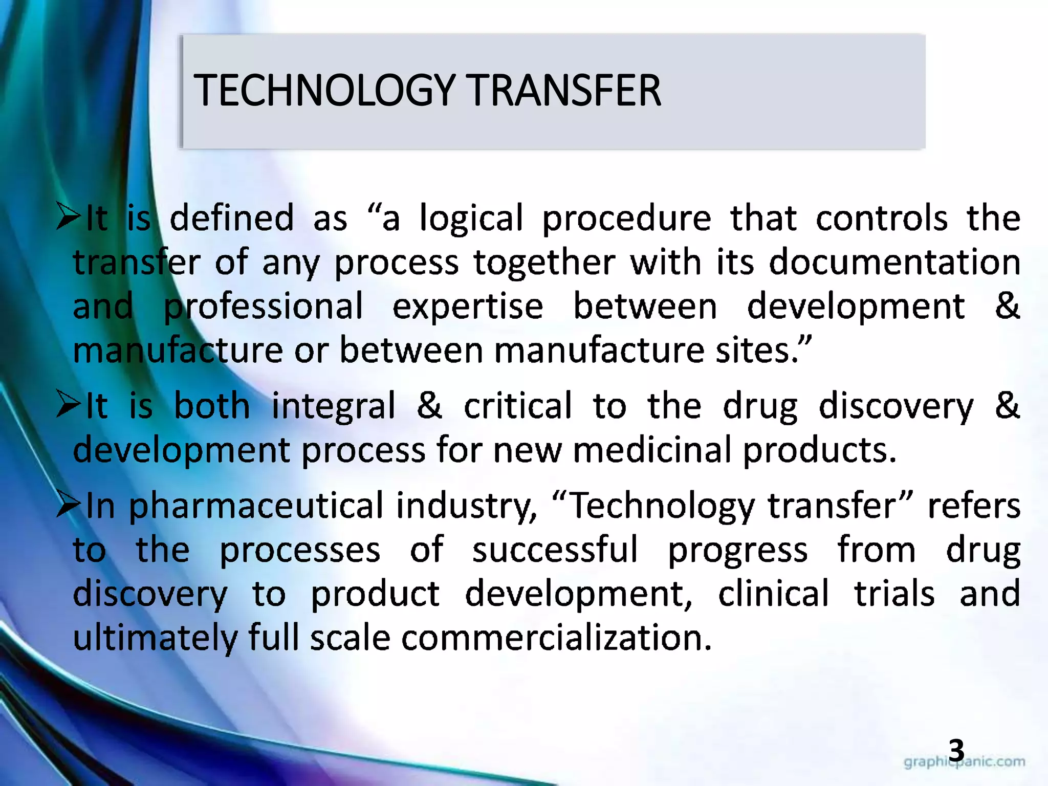 WHO GUIDELINES FOR TECH.TRANSFER SIDHANTA SAHU. | PPTX | Pharmaceutical ...