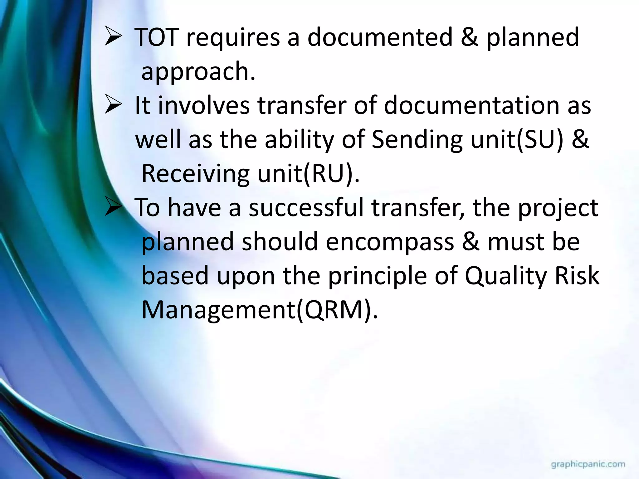 WHO GUIDELINES FOR TECH.TRANSFER SIDHANTA SAHU. | PPTX