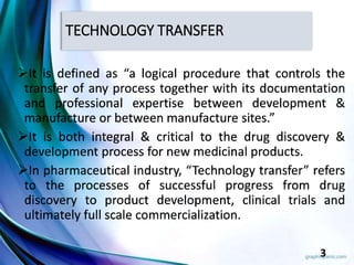 WHO GUIDELINES FOR TECH.TRANSFER SIDHANTA SAHU. | PPTX